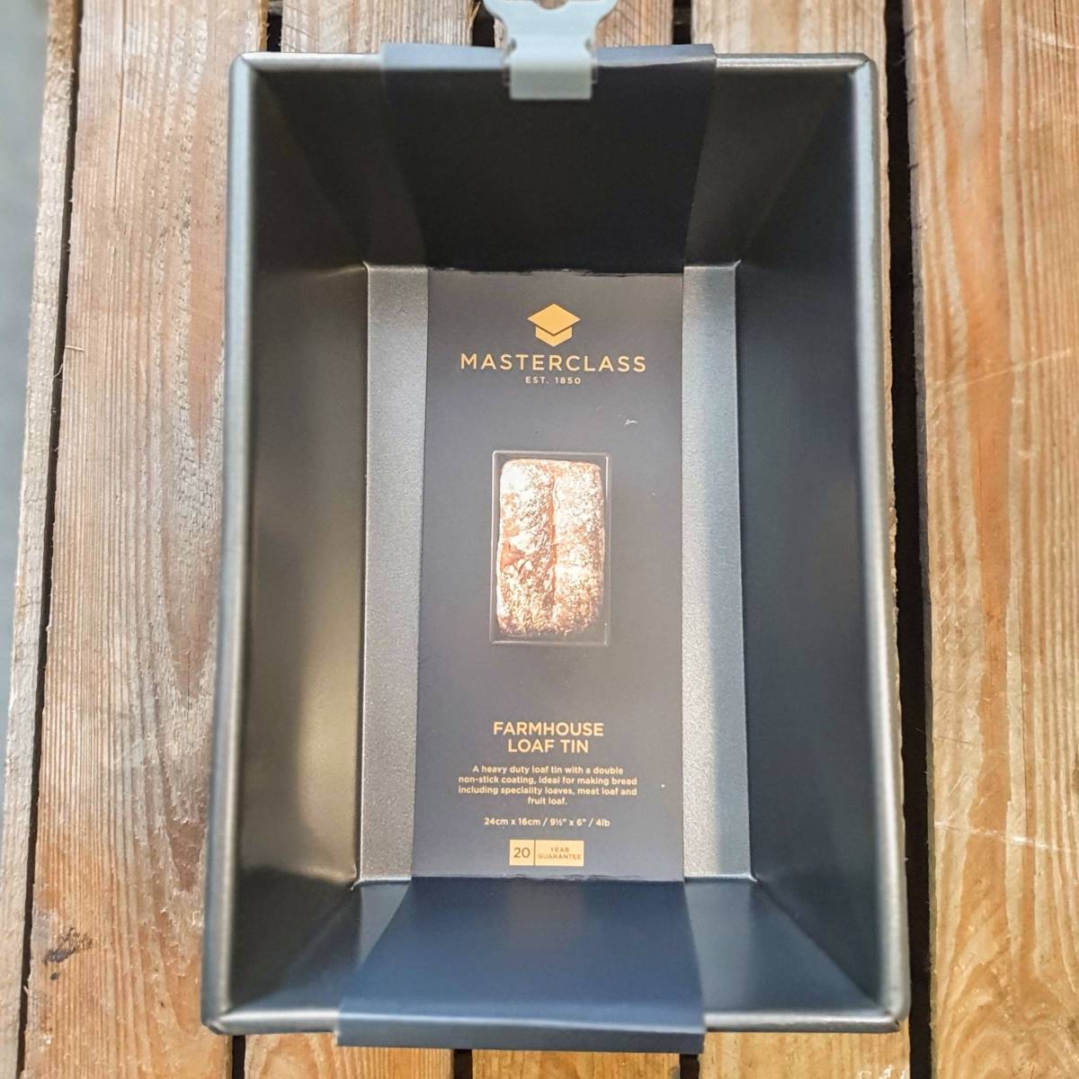 Masterclass Box Sided Loaf Tin - Cooking Kneads