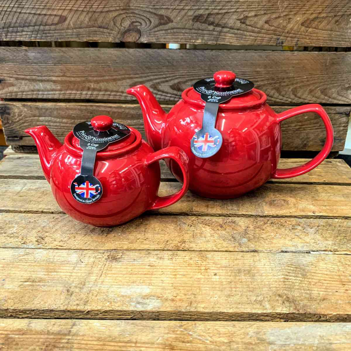 Price & Kensington Red Teapot - 2 sizes - Cooking Kneads