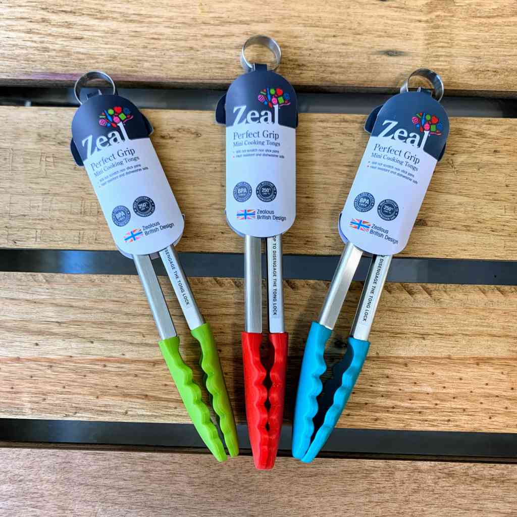 Zeal Mini Cooking Tongs - Cooking Kneads