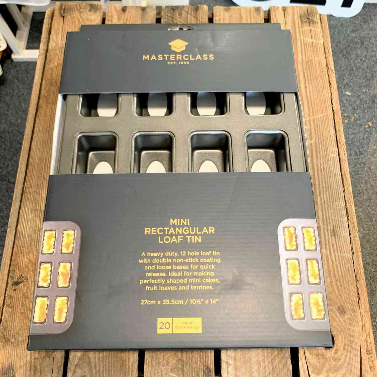 MasterClass Mini Rectangular loaf tin - Cooking Kneads