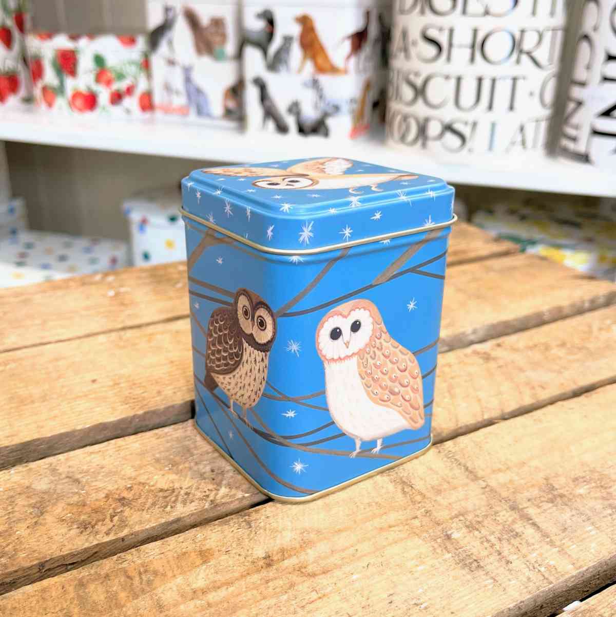 Small Owl Storage Tin - SHOP TINS & STORAGE HERE...