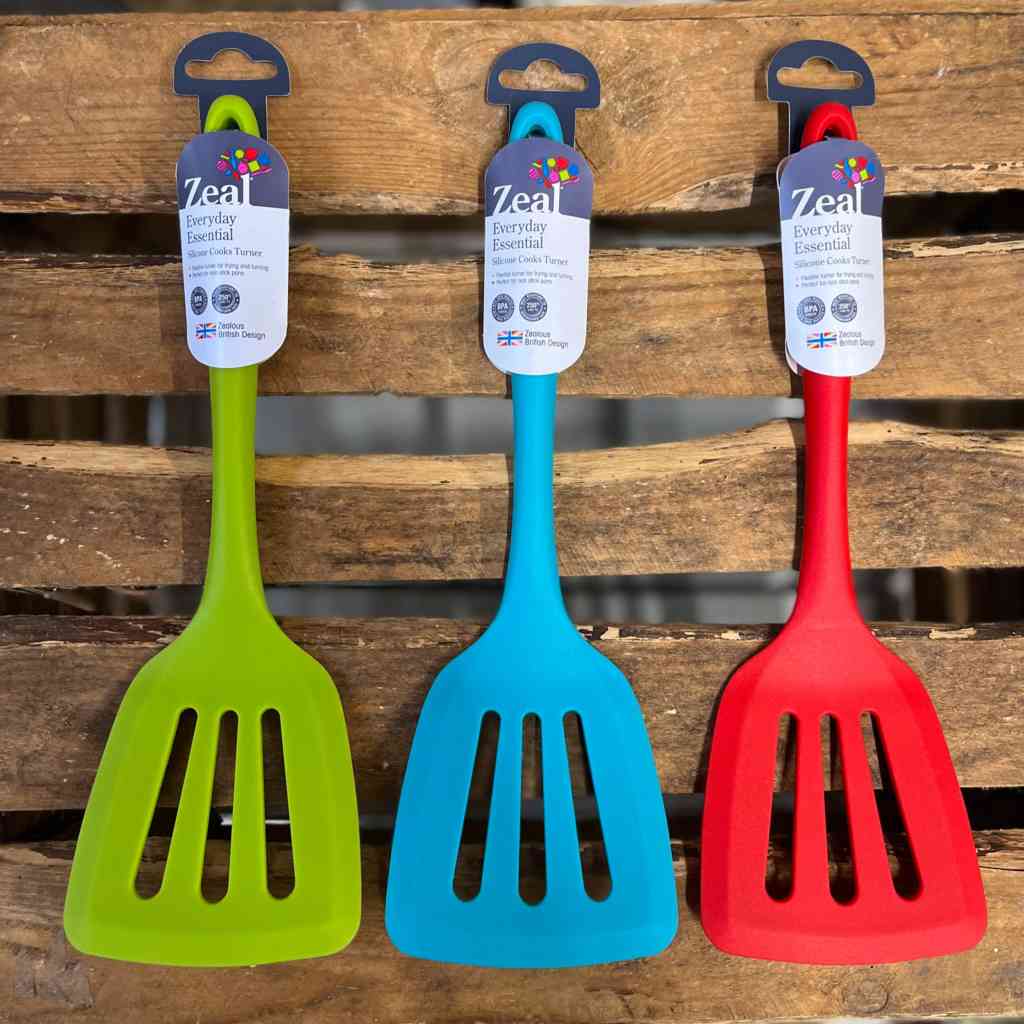 Zeal Silicone Slotted Turner- Cooking Kneads