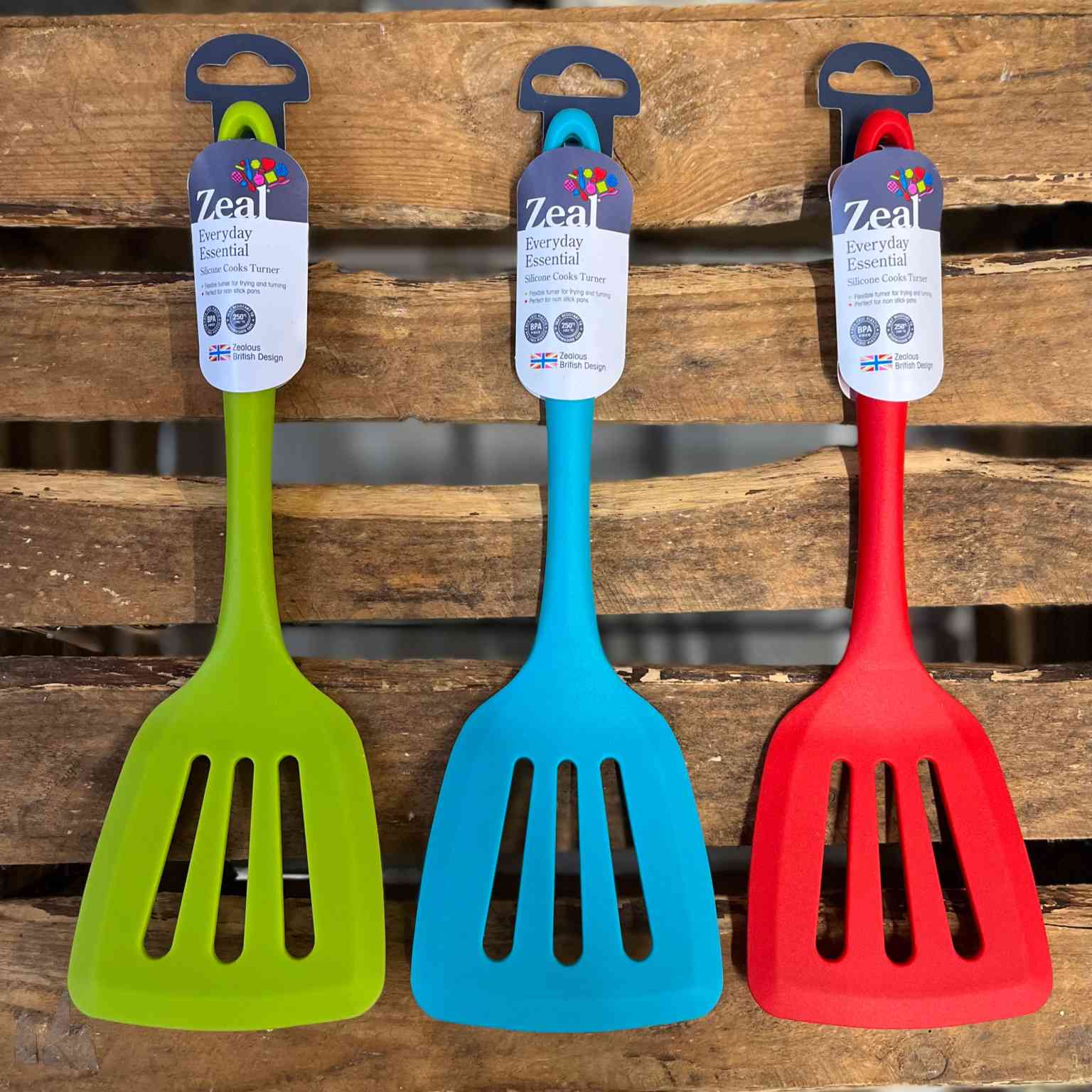 Zeal Silicone Slotted Turner- Cooking Kneads