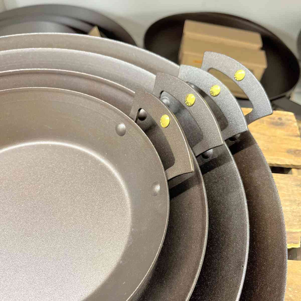 cast and spun iron pans- Cooking Kneads