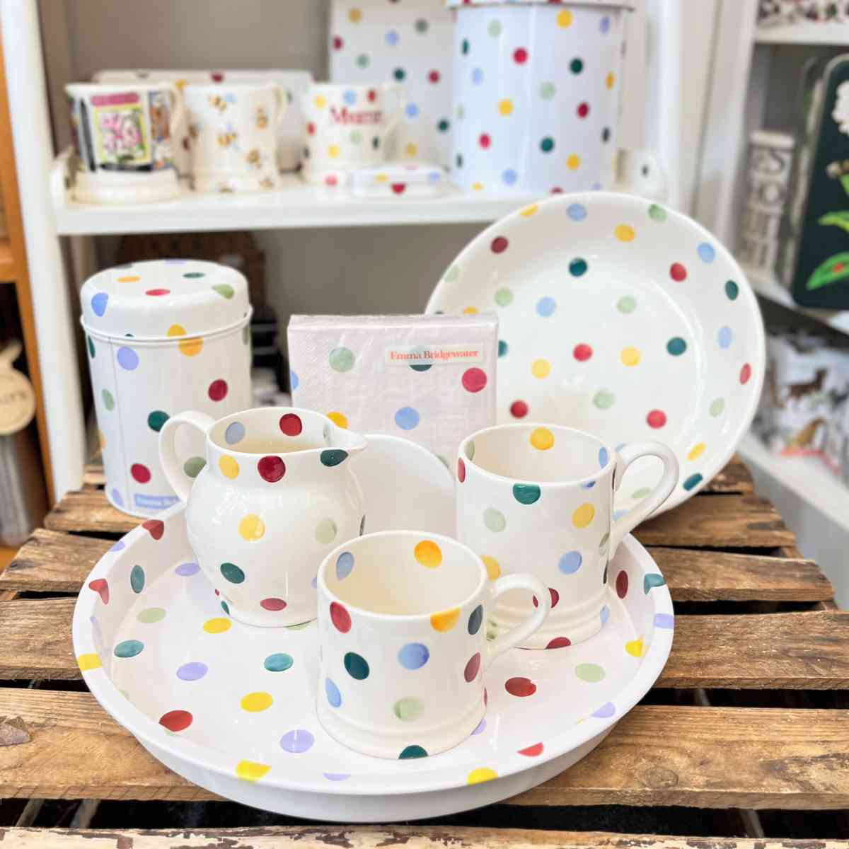 Emma Bridgewater Polka Dot Tray - Cooking Kneads