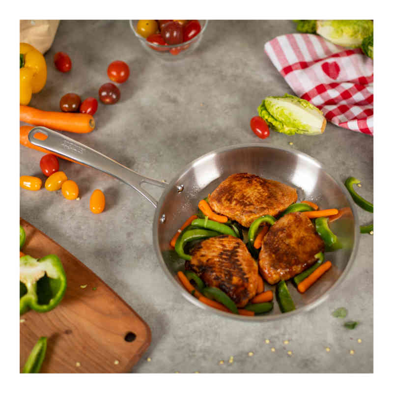 Stainless Steel Frying Pans - Cooking Kneads