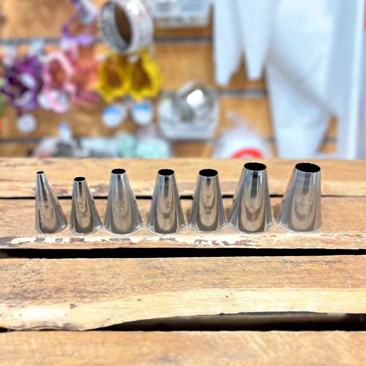 De Buyer Plain Piping Nozzles - Cooking Kneads