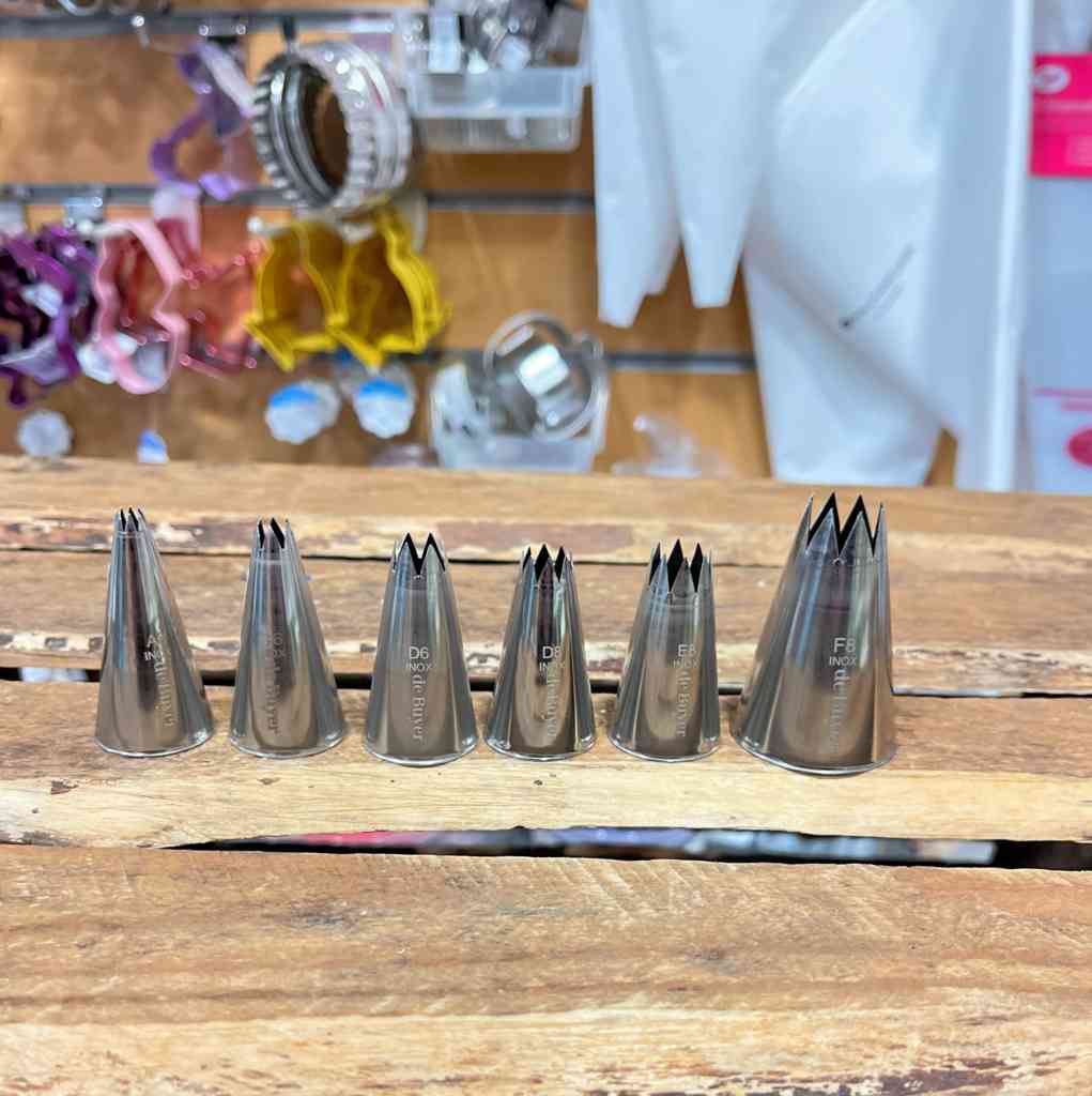 De Buyer Star Piping Nozzles - Cooking Kneads